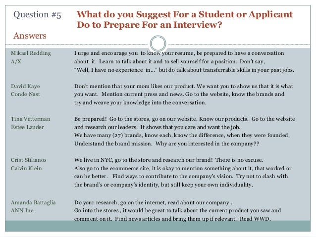Keys to a Successful Internship