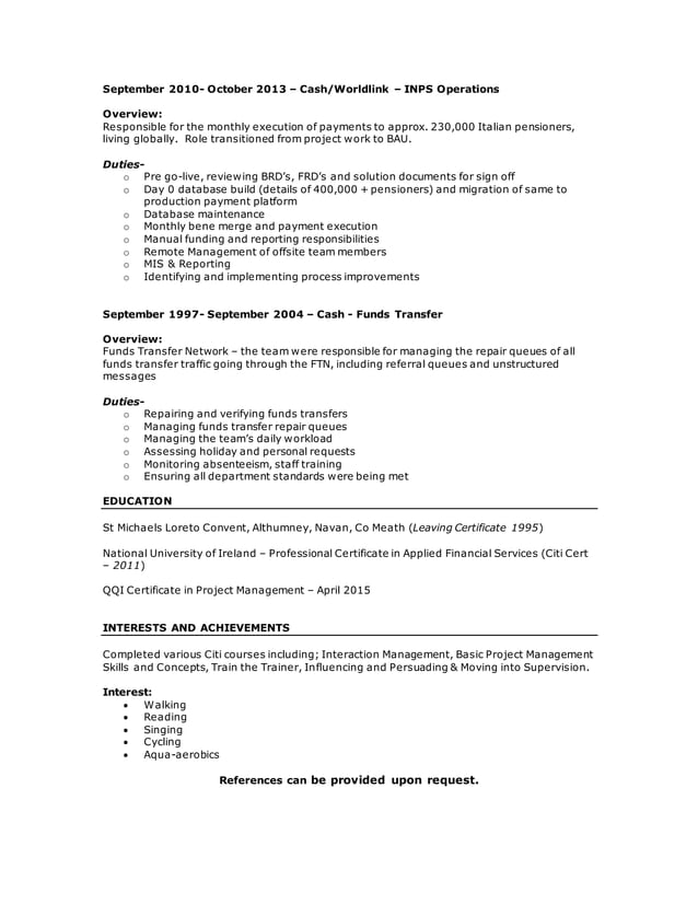 Hazel Burns CV Feb 2016 | PDF