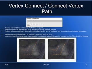 DrTAD 9 Blender software. Vertices | PPT