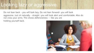 9 body language disaster | PPTX