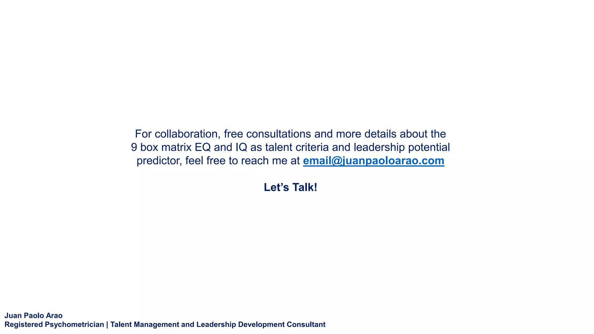 9 box matrix EQ and IQ | PDF