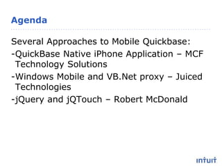 Building A Quick Base Mobile Application - Phil Gross | PPTX