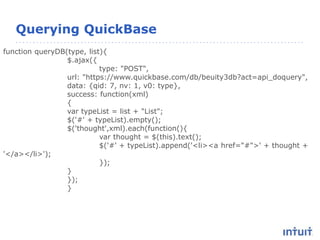 Building A Quick Base Mobile Application - Phil Gross | PPTX