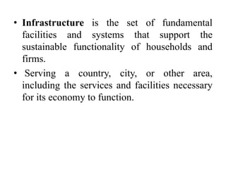 Infrastructure of Building & canal | PPTX