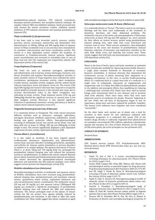 Medicinal Plants With Neuropharmacological Properties From Indian Origin | PDF