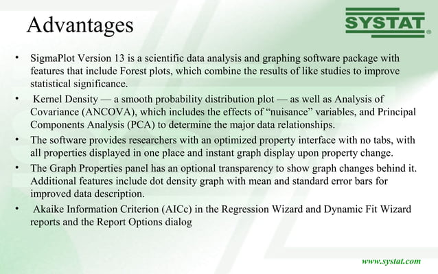 Sigmaplot 13 PPT | PPT