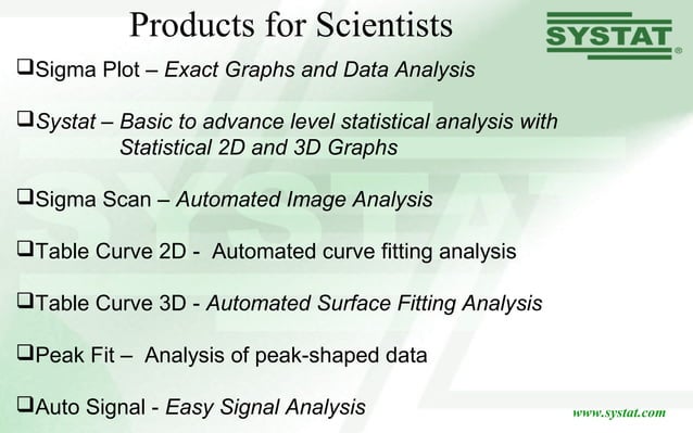 Sigmaplot 13 PPT | PPT