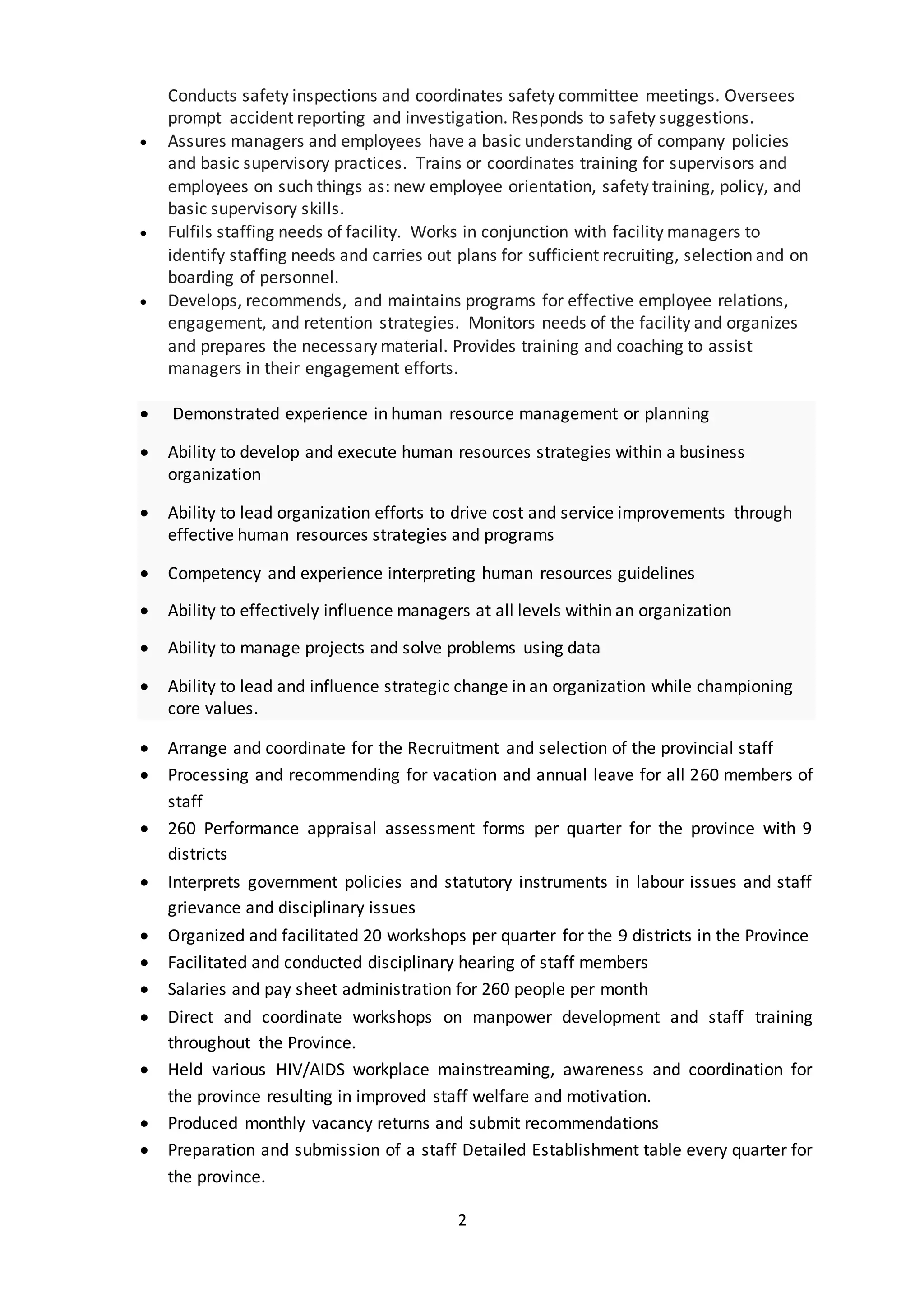 cv HR ngirazi | DOCX