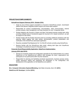 Kenneth Agee Resume 2016 | PDF