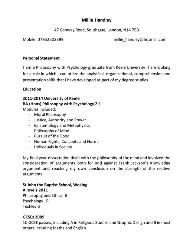 Graduate CV | PDF
