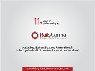 RailsCarma_Presentation_2015 | PPT