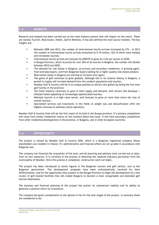 Nesebar Golf & Country Club_Project Overview | PDF