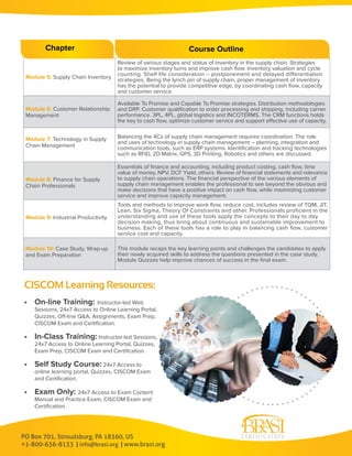 CISCOM Brochure | PDF