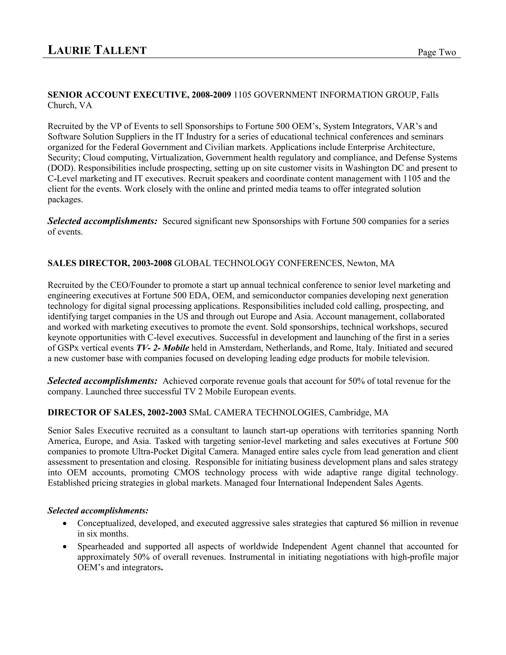 Laurie_Tallent Resume215 | PDF