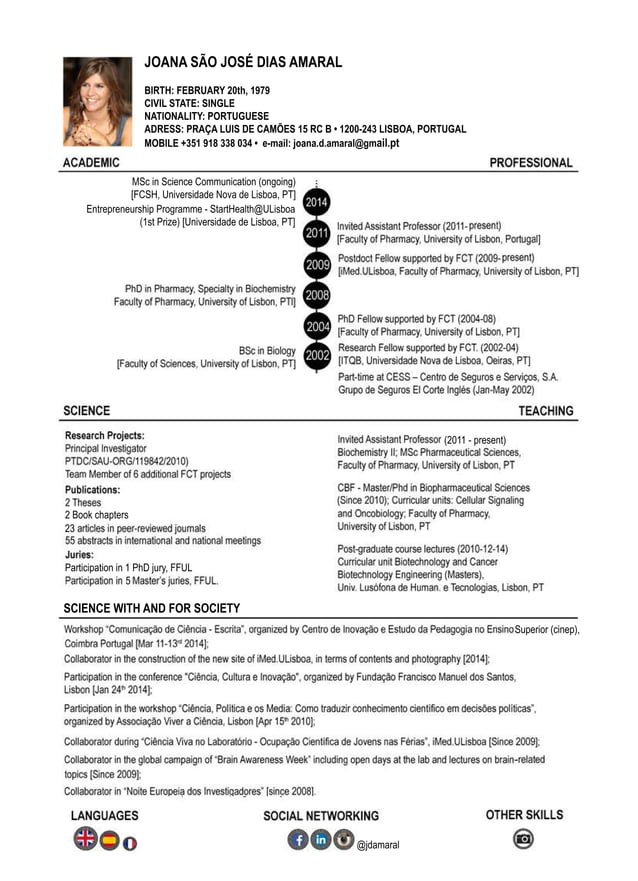 Short CV AMARAL | PDF