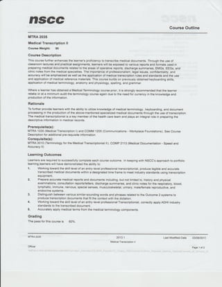 Medical Transcription II | PDF