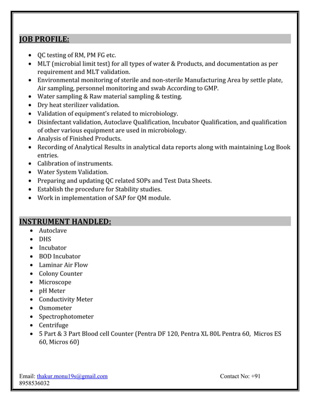 MONU KUMAR CV UPDATED. | PDF