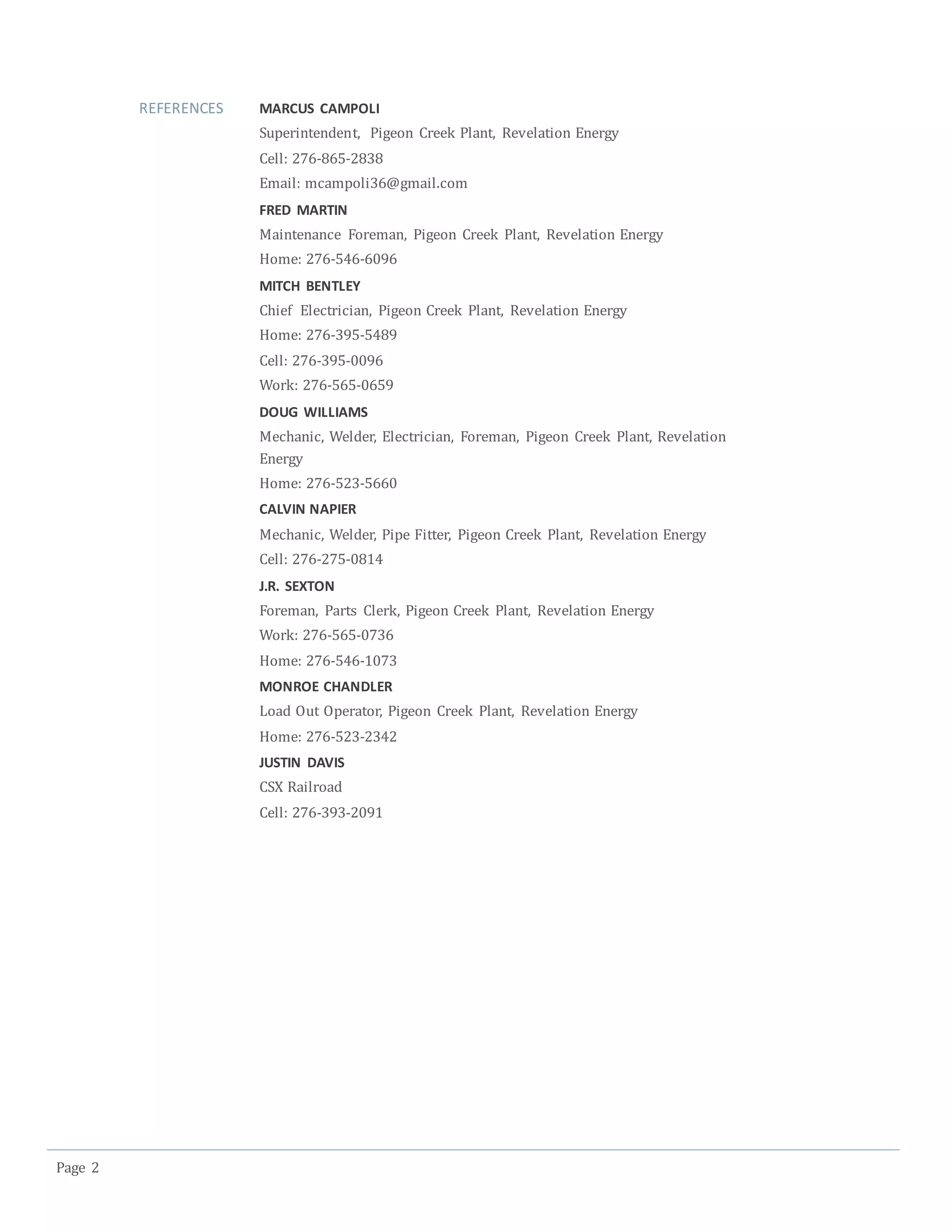 Walter Malone Resume | PDF