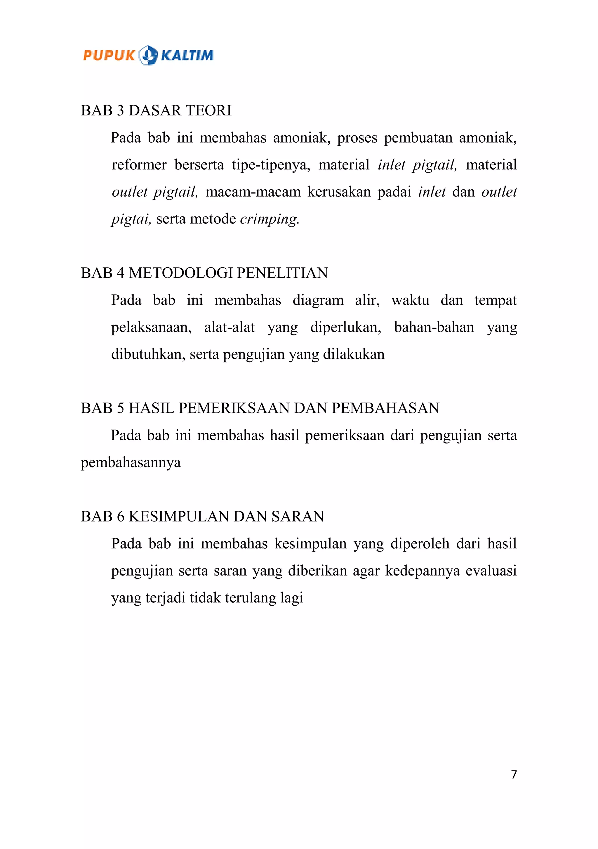 Material Evaluation of Inlet Pigtail and Outlet Pigtail and Analyze ...