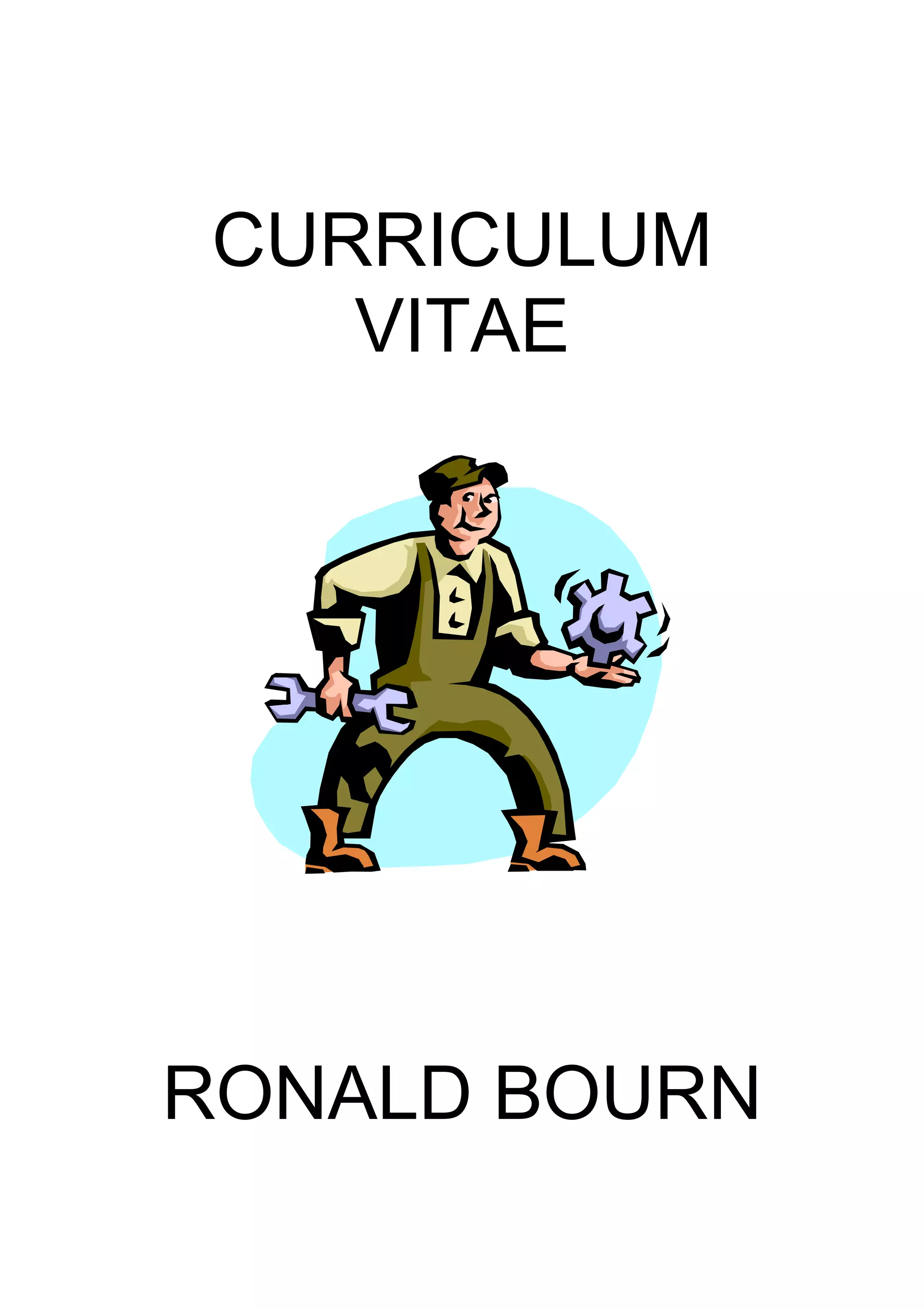 CV -RONALD BOURN JNR | DOC
