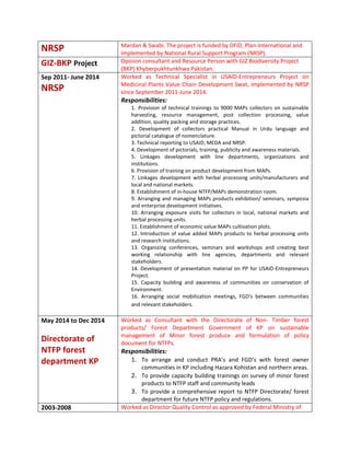 CV Dr. Ikram | DOCX | Business Expos & Conferences | Events