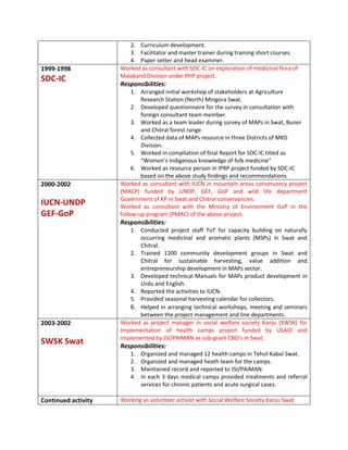 CV Dr. Ikram | DOCX | Business Expos & Conferences | Events