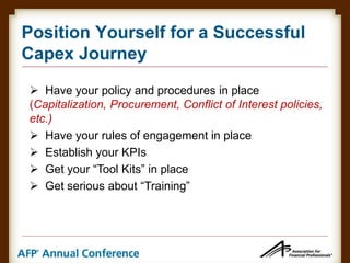 SKassegne - Effective Capex Management | PPT