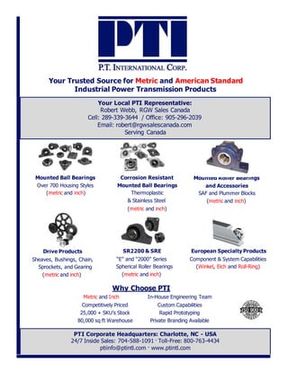 PTI sales reps contact sheet- Robert Webb | DOCX