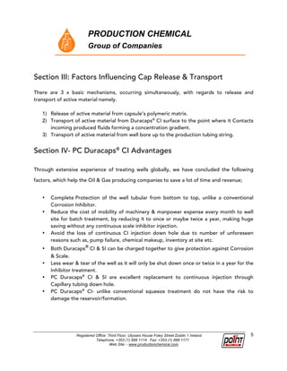PC Duracaps(r) CI Corrosion Inhibitor Brochure 2016 | PDF