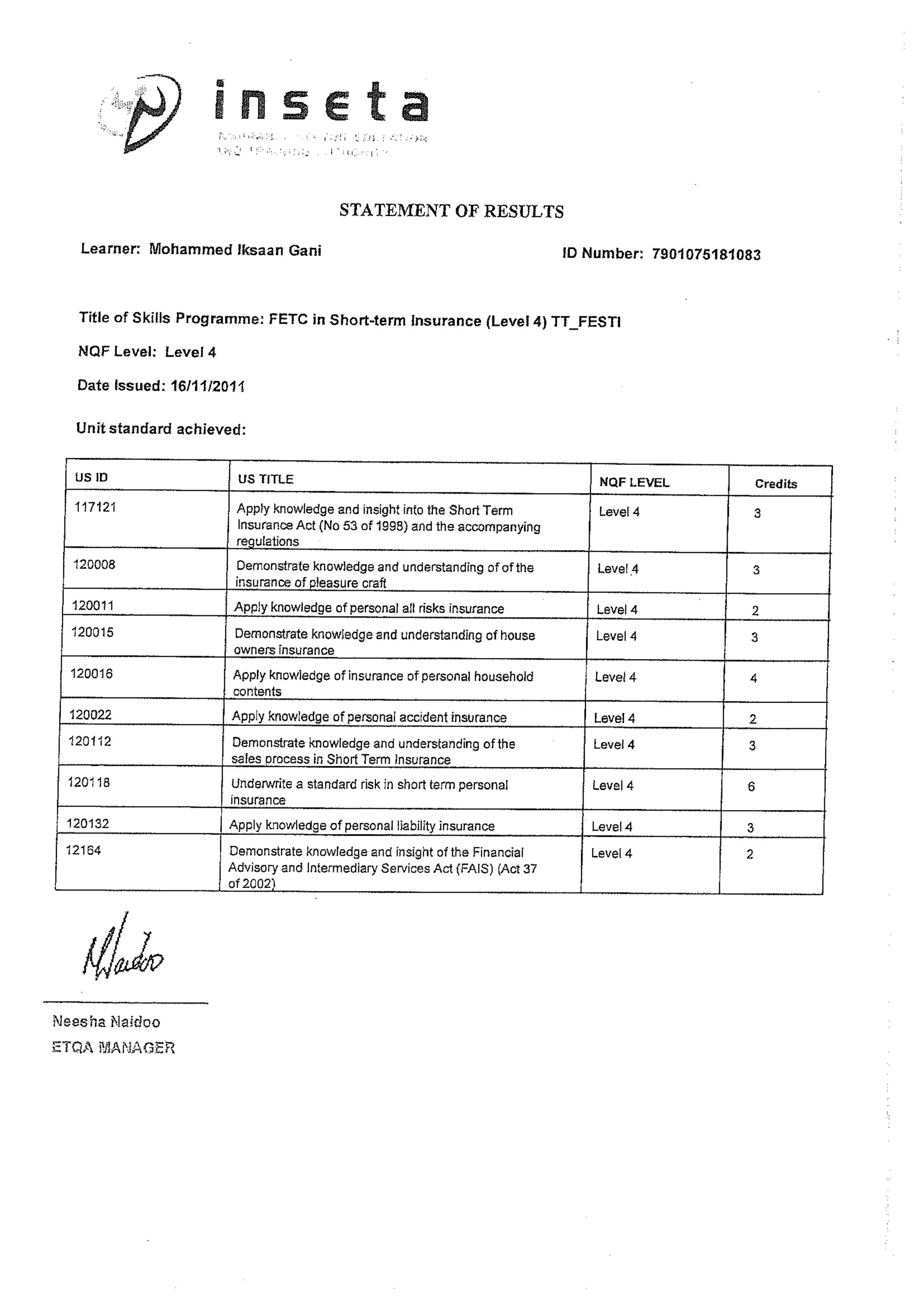 mohamed credentials | PDF