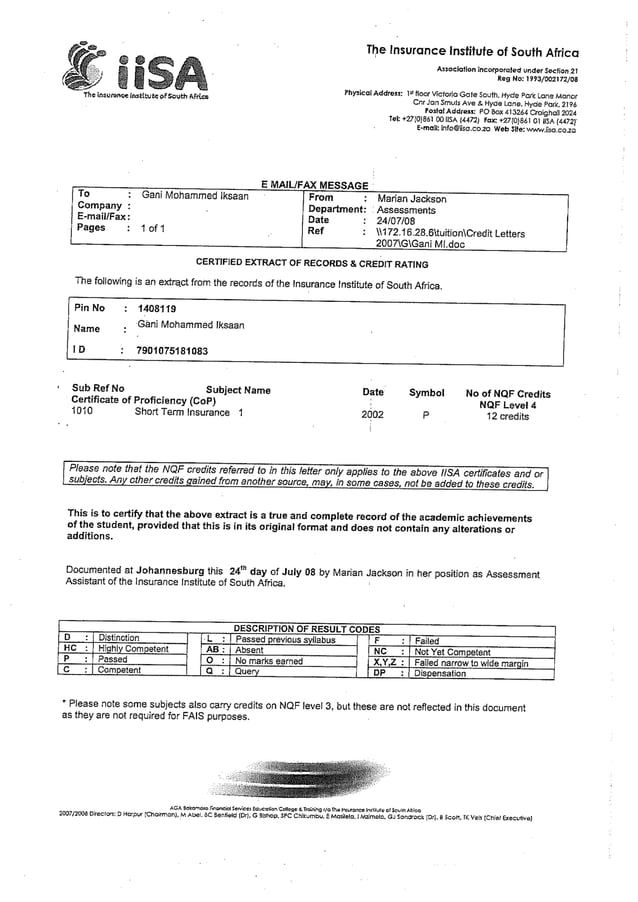 mohamed credentials | PDF