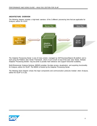 Performance and Sizing Guide - Analysis, edition for OLAP v0.2 | PDF