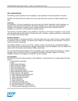 Performance and Sizing Guide - Analysis, edition for OLAP v0.2 | PDF