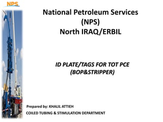 TOT ID Plate | PDF