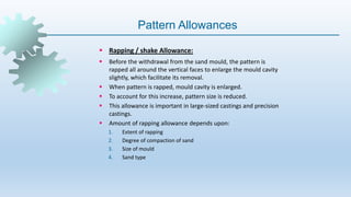 Pattern alowances | PPTX