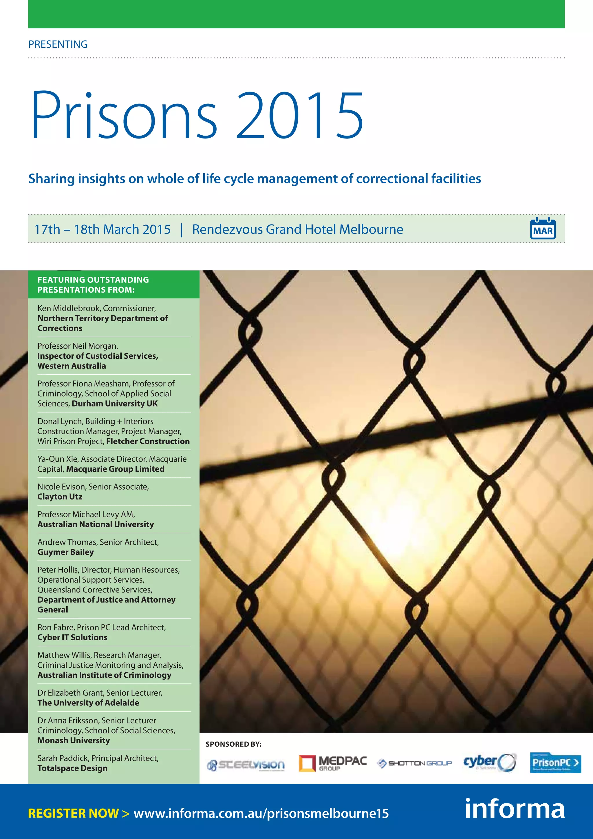 Prisons 2015 - Brochure | PDF