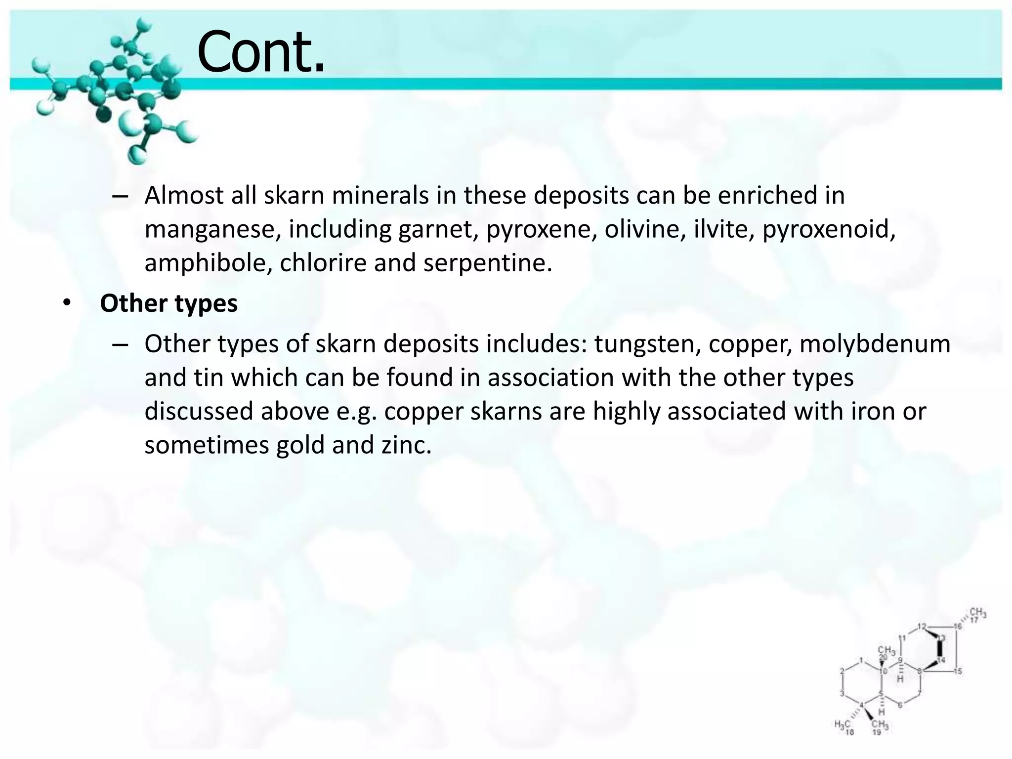 skarn deposits and their mode of formation | PPTX
