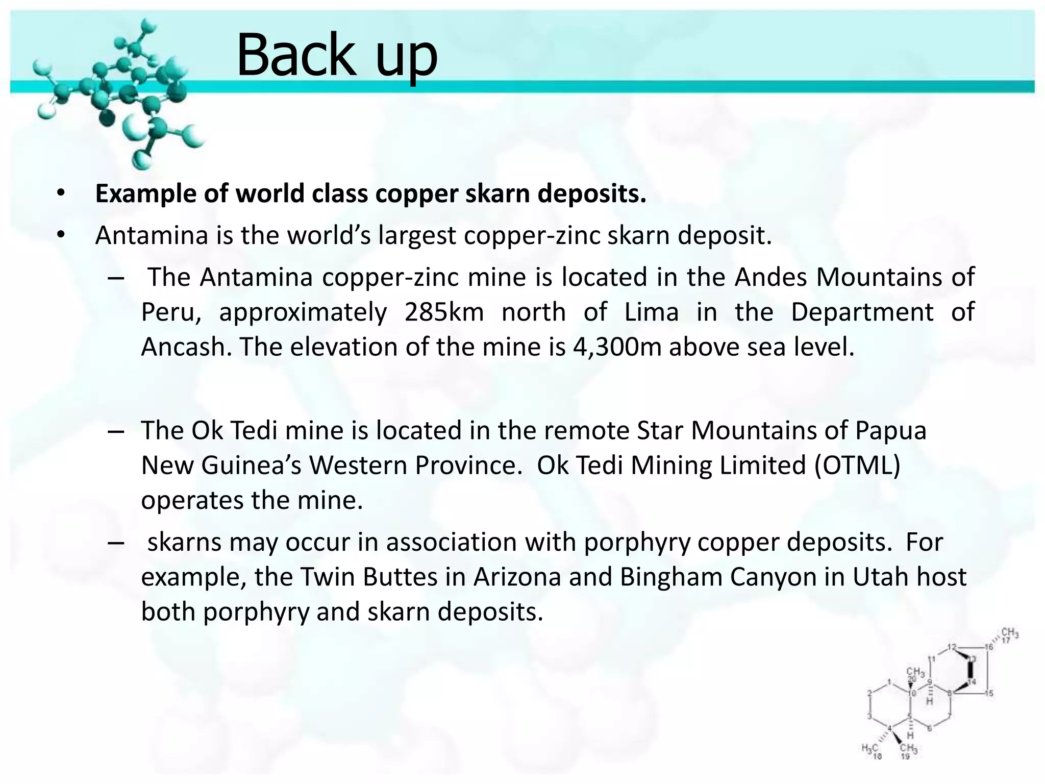 skarn deposits and their mode of formation | PPTX