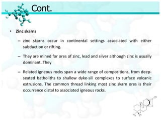 skarn deposits and their mode of formation | PPTX