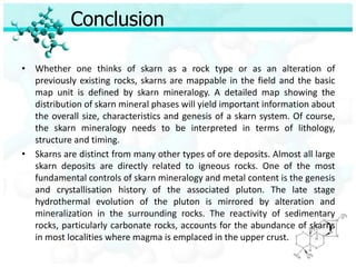 skarn deposits and their mode of formation | PPTX