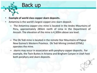 skarn deposits and their mode of formation | PPTX