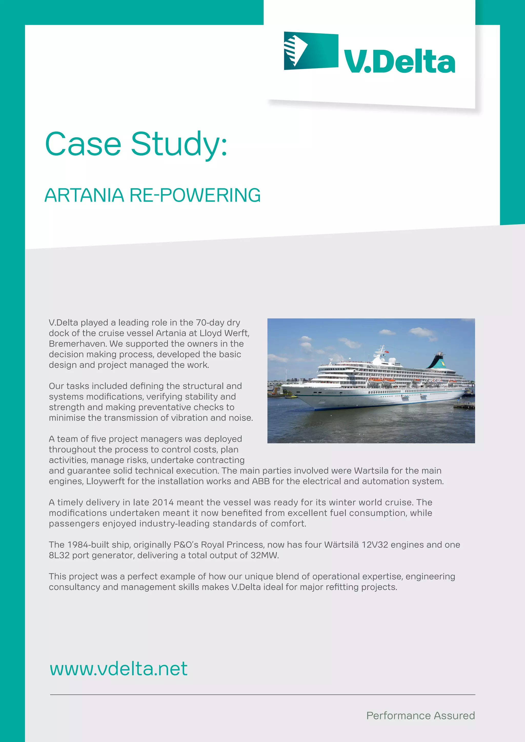 vdelta-case-studies-artania | PDF | Cruises | Travel Type