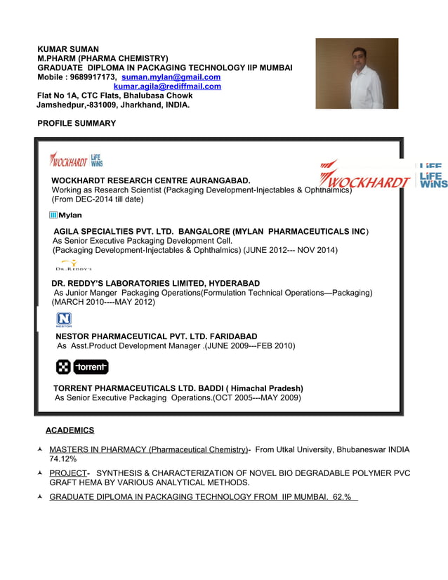 Kumar Suman CV | PDF