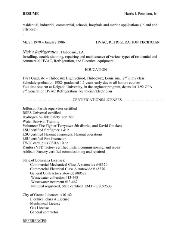 HARRIS RESUME 1 | PDF