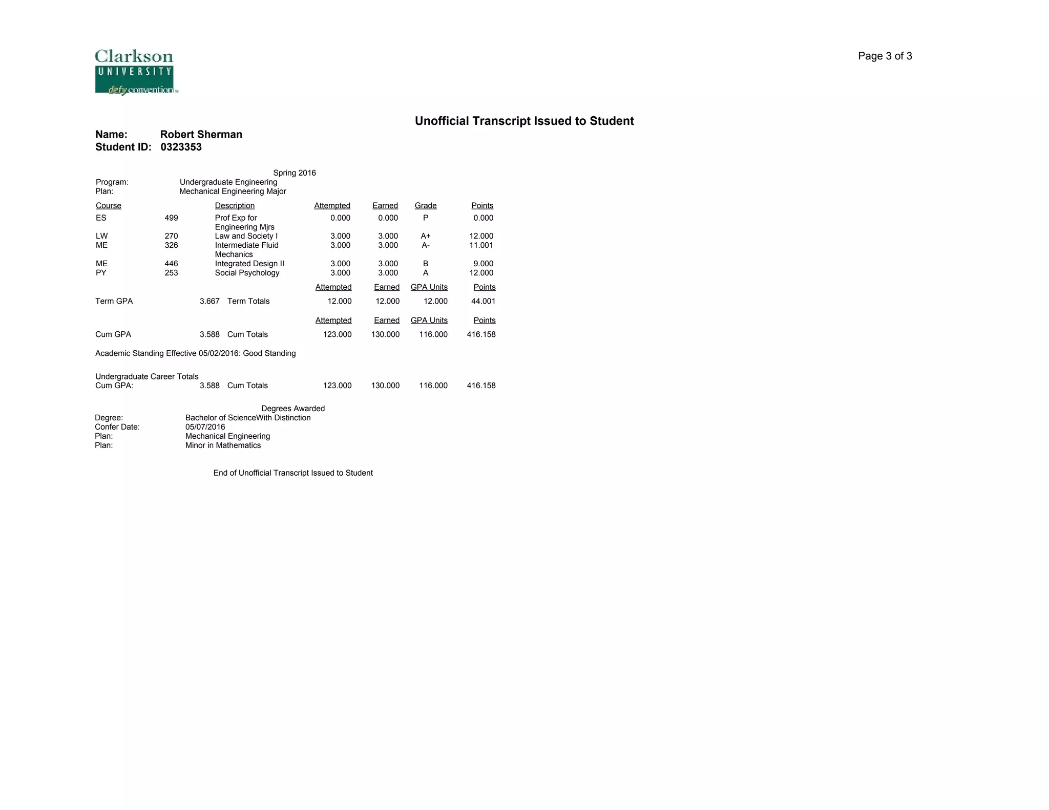 Transcript (1) | PDF | Professional School | Postgraduate Education