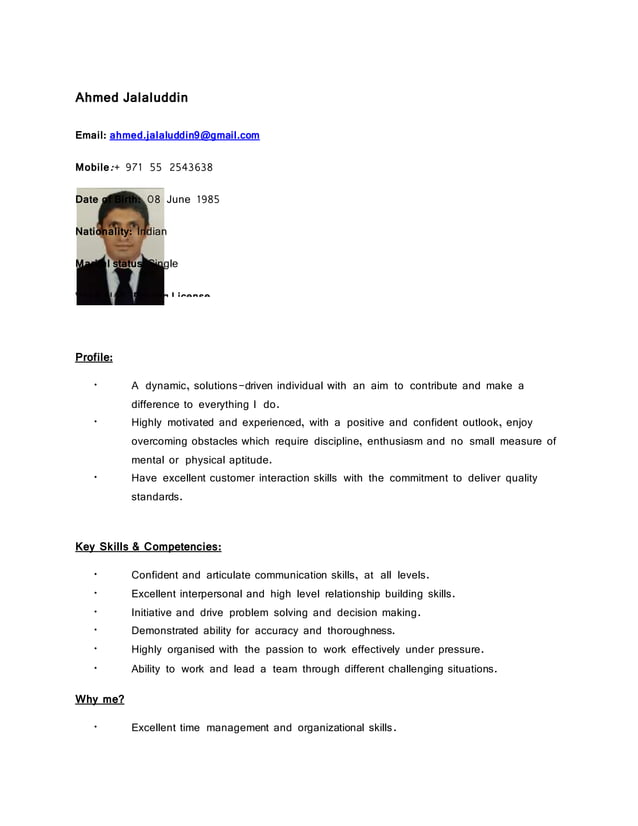 Jalal Resume | PDF