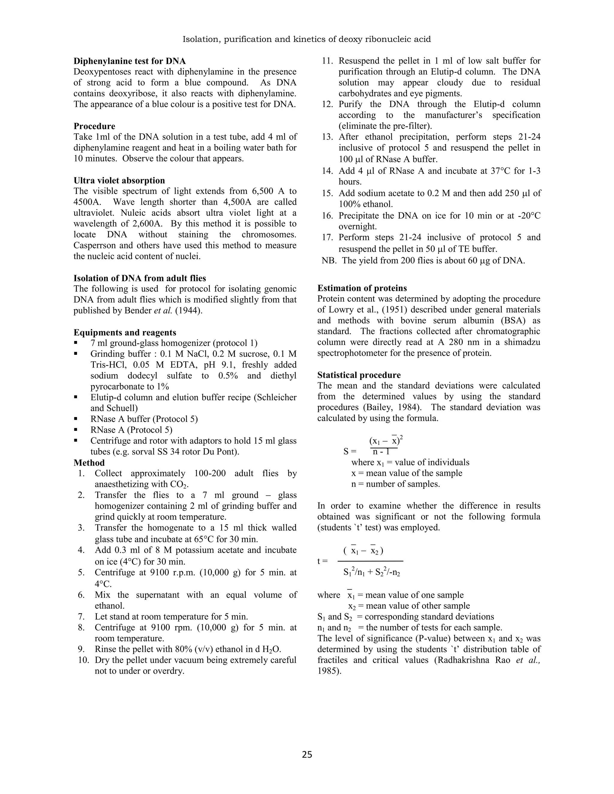 45.Isolation, Purification and kinetics of deoxy Ribonucleic acid at ...