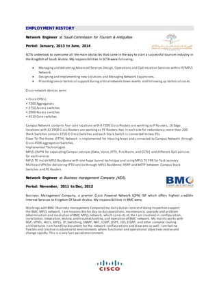 Naveed Iqbal CCIE 44475 | DOCX | Computer Networking | Computing