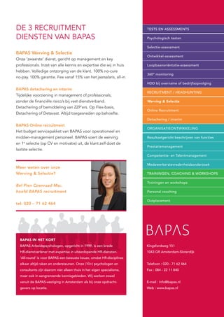 BAPAS_Werving&Selectie | PDF