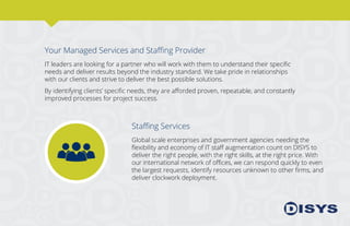 Disys Overview Booklet | PDF